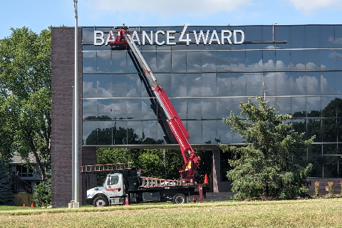 Balance 4ward Omaha Exterior Signage
